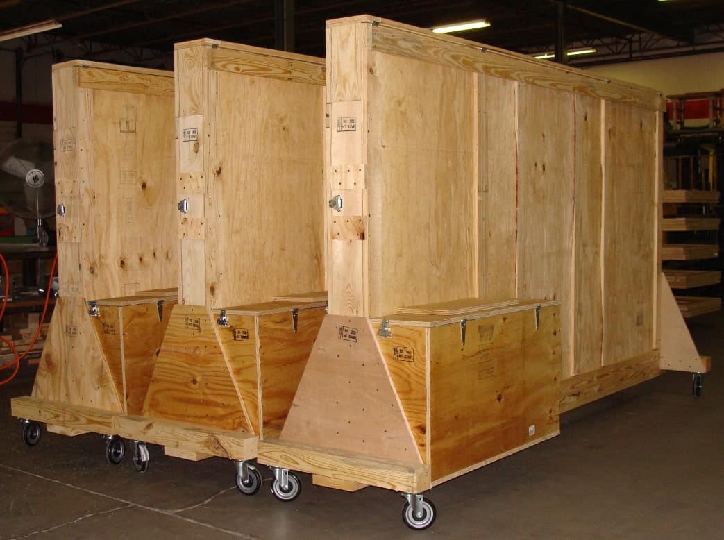 Electronic Equipment Crates Gallery - Reid Packaging