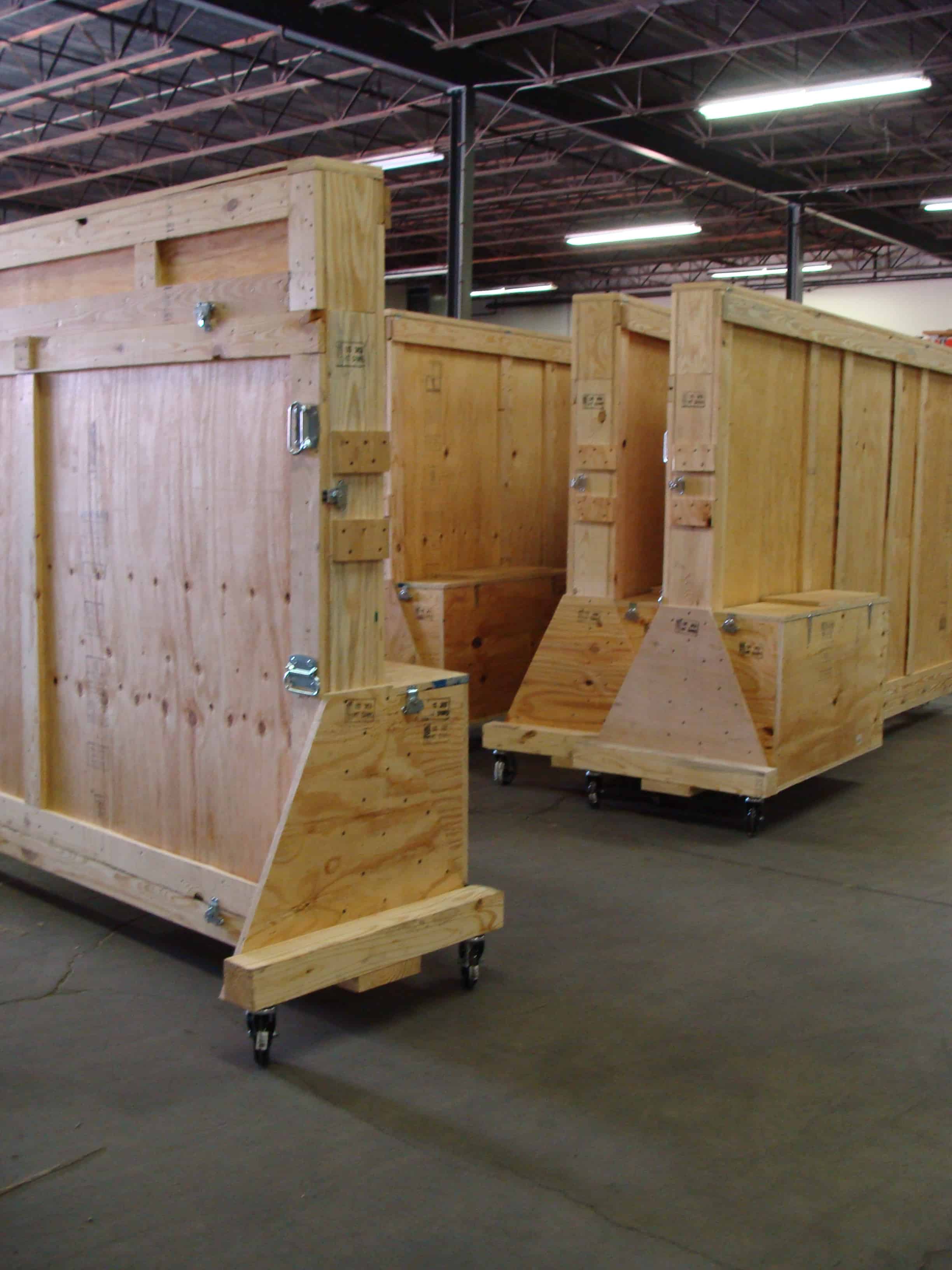 Electronic Equipment Crates Gallery - Reid Packaging
